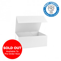 Stock White Magnetic Gift Boxes in 4 sizes available from MIDPAC ...