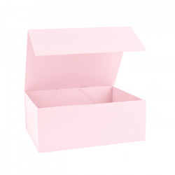 Baby Pink Magnetic Gift Boxes from stock at MIDPAC in 2 box sizes. Flat ...