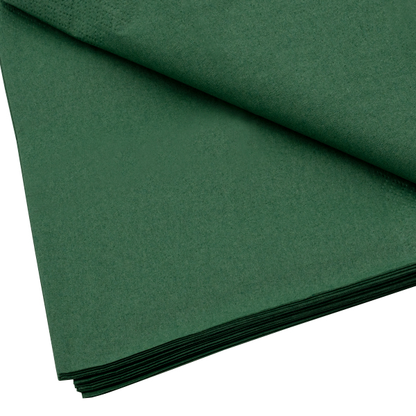 Coloured Serviettes Holly Green