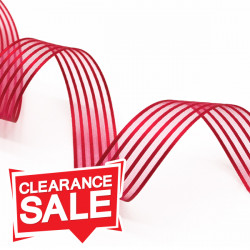 The UK's largest stockist of Ribbon plain and printed, next day delivery.